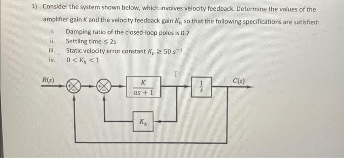 1) Consider the system shown below, which involves | Chegg.com