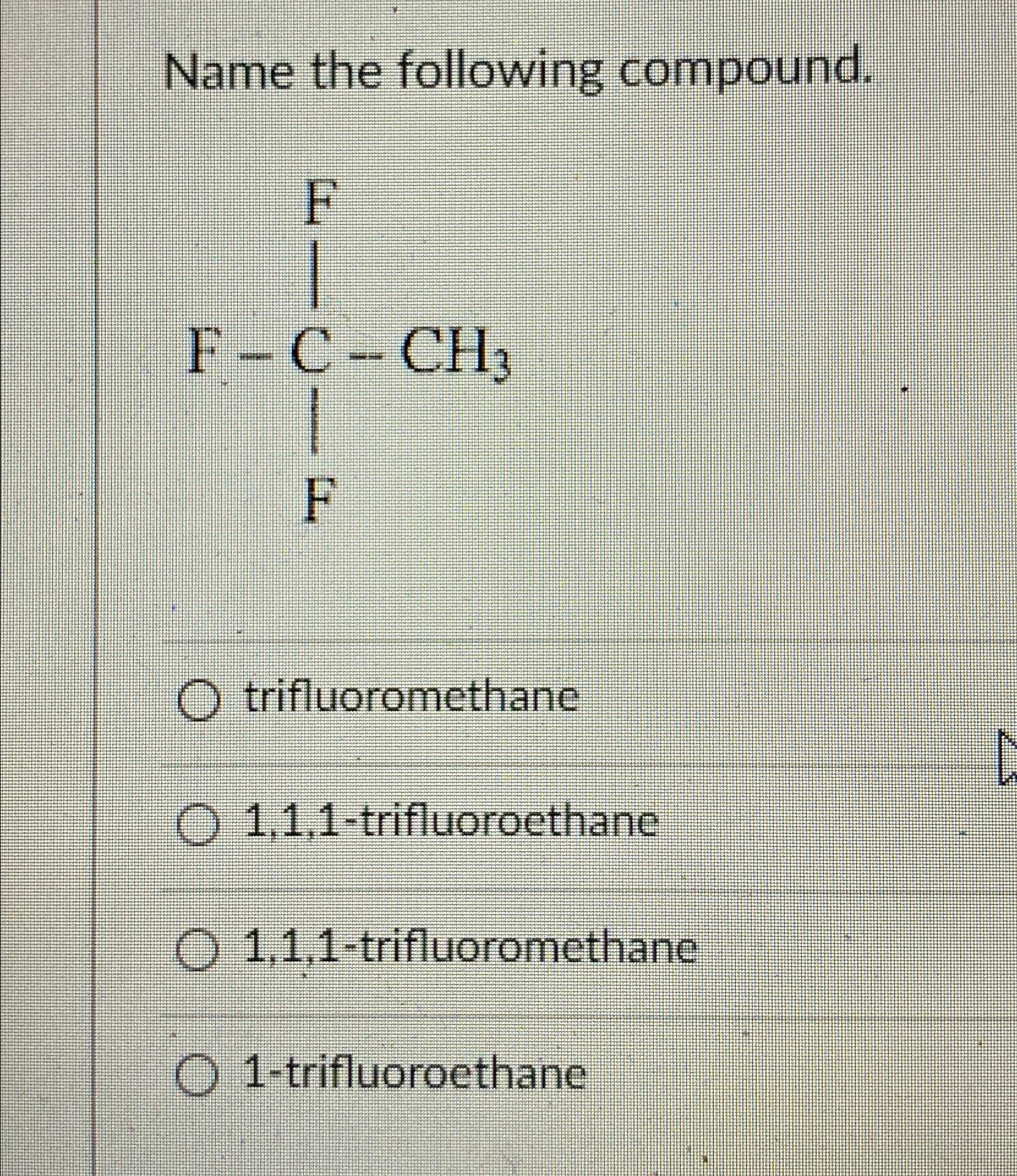 Solved Name the following | Chegg.com