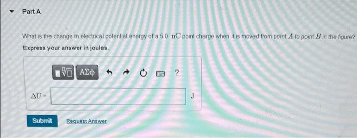 Solved What is the change in electrical potential energy of | Chegg.com