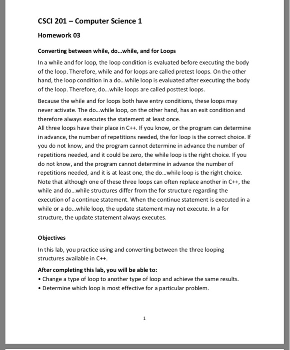 Solved Csci 201 Computer Science 1 Homework 03 Converting 0705