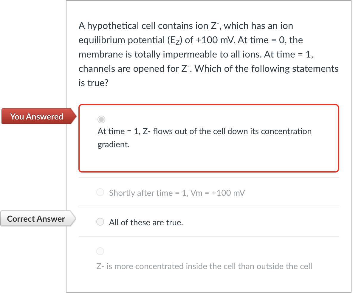 please explain why all answers are true? | Chegg.com