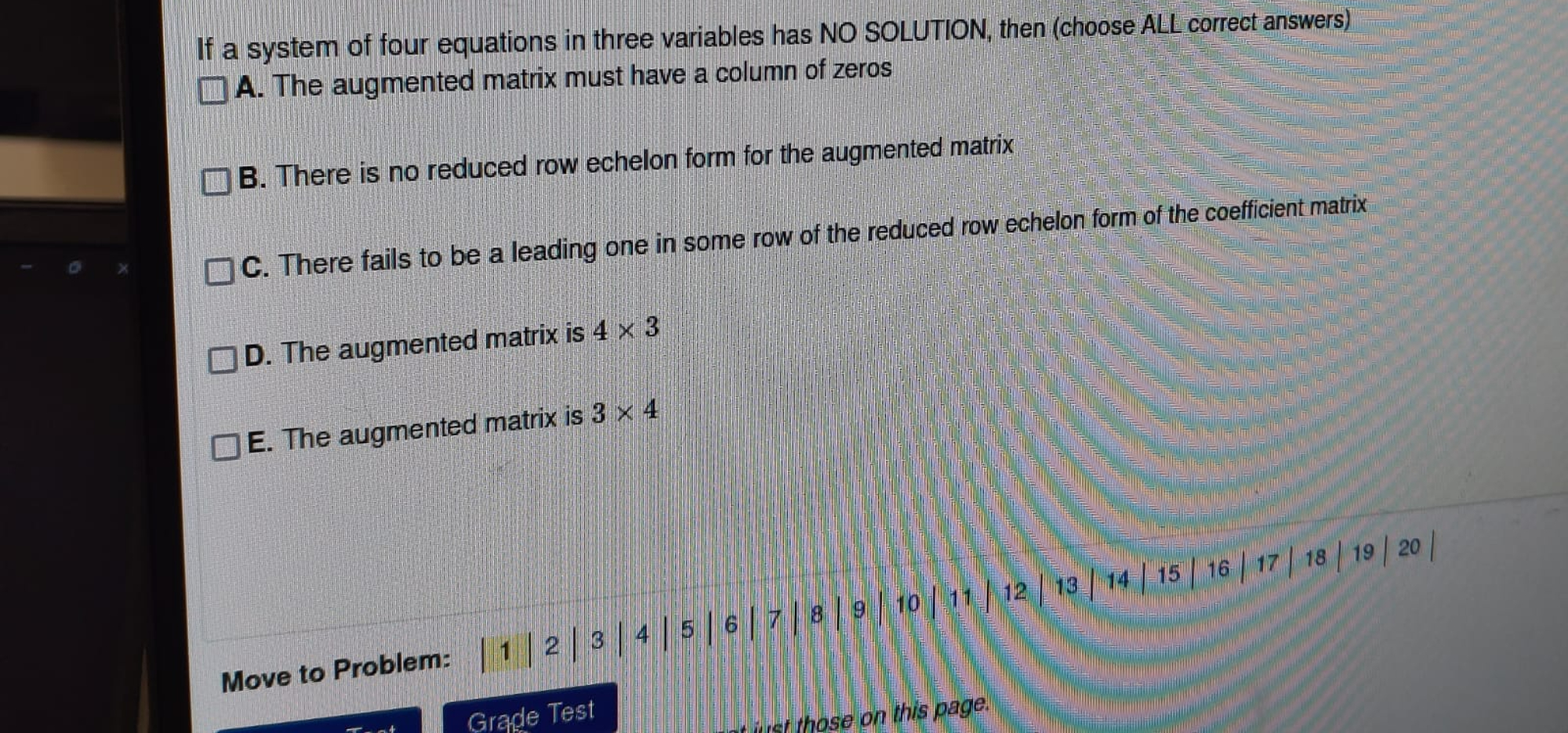 Solved If a system of four equations in three variables has | Chegg.com