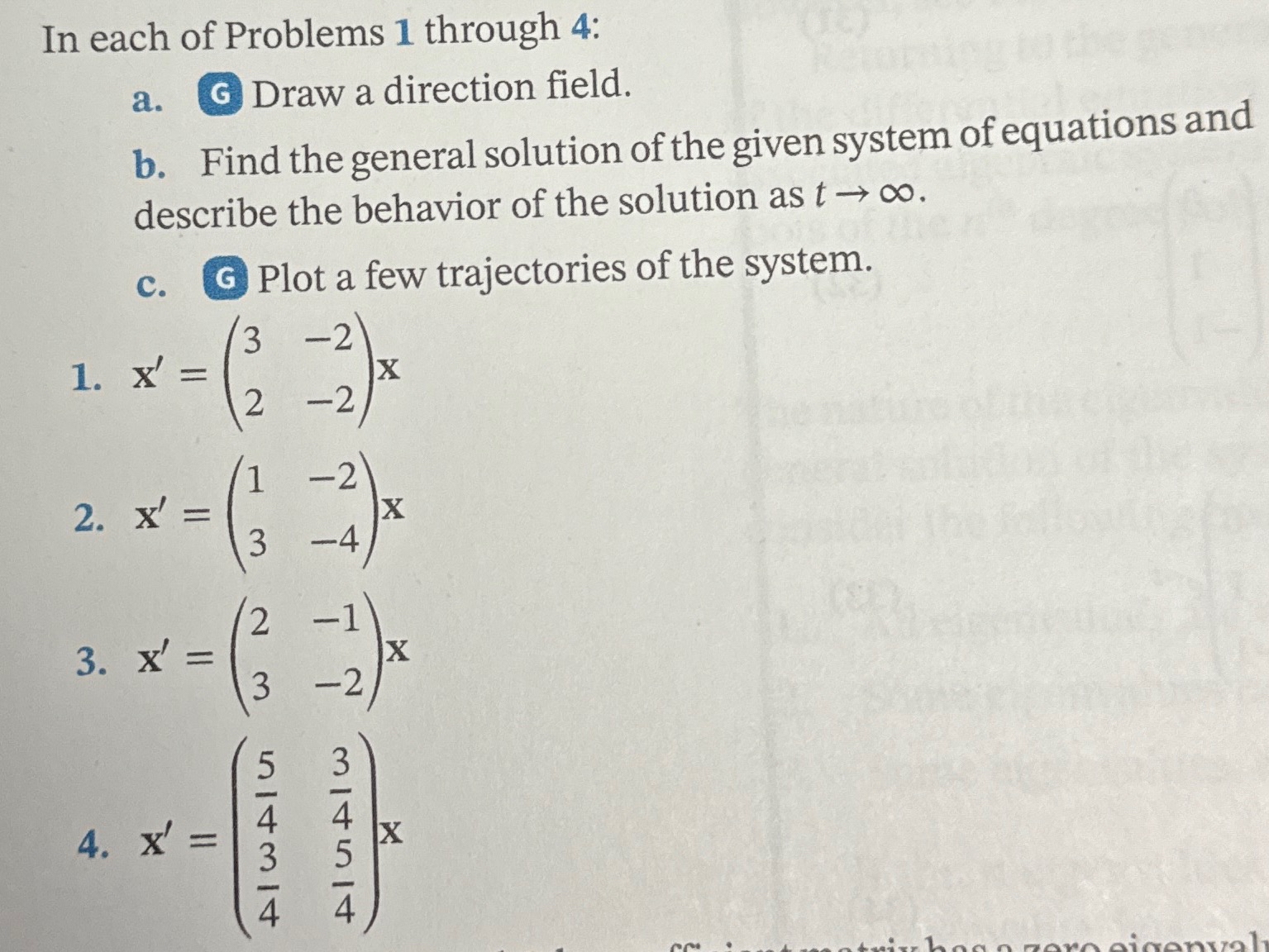 Solved In each of Problems 1 ﻿through 4:a. (G) ﻿Draw a | Chegg.com