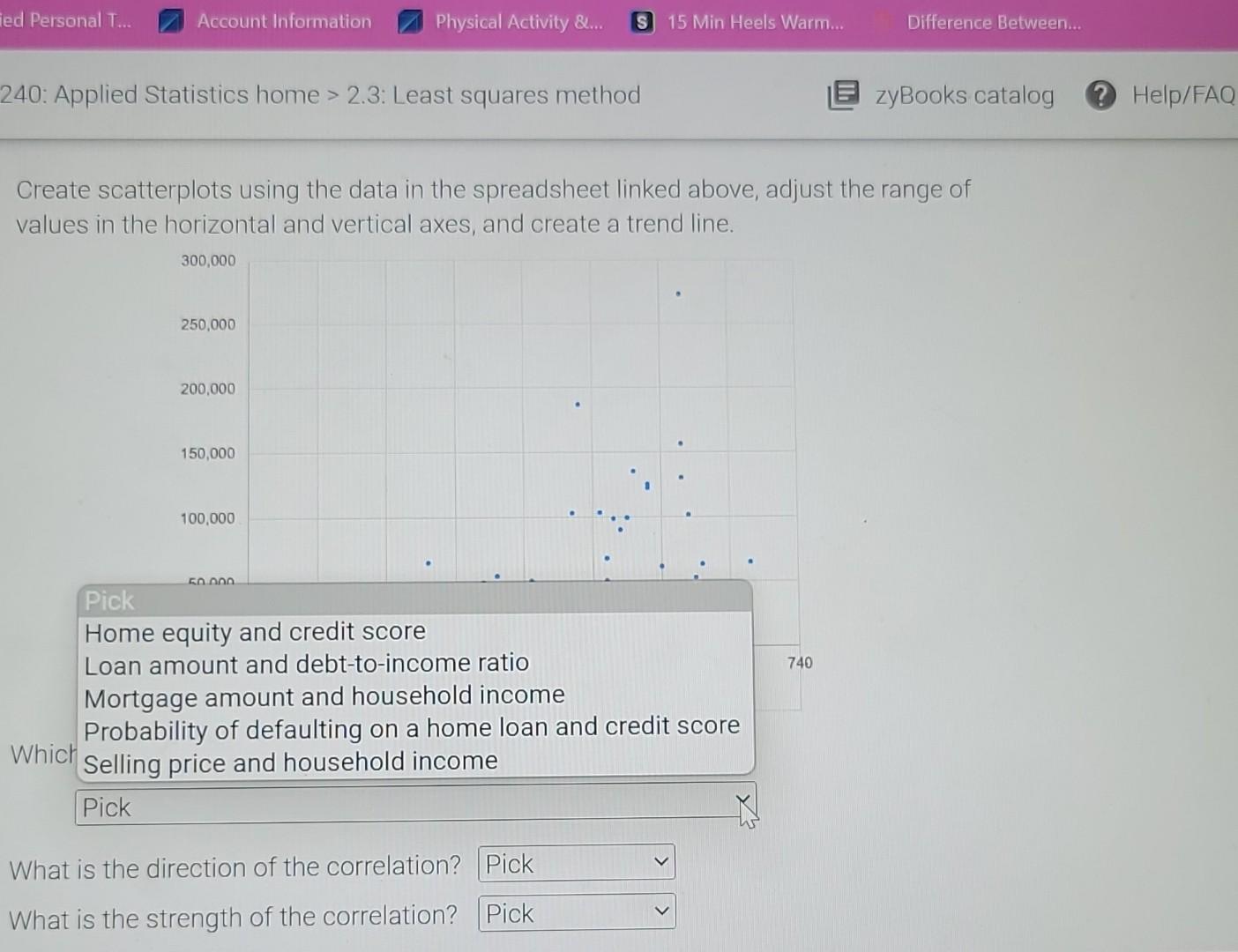 Solved Create scatterplots using the data in the spreadsheet | Chegg.com