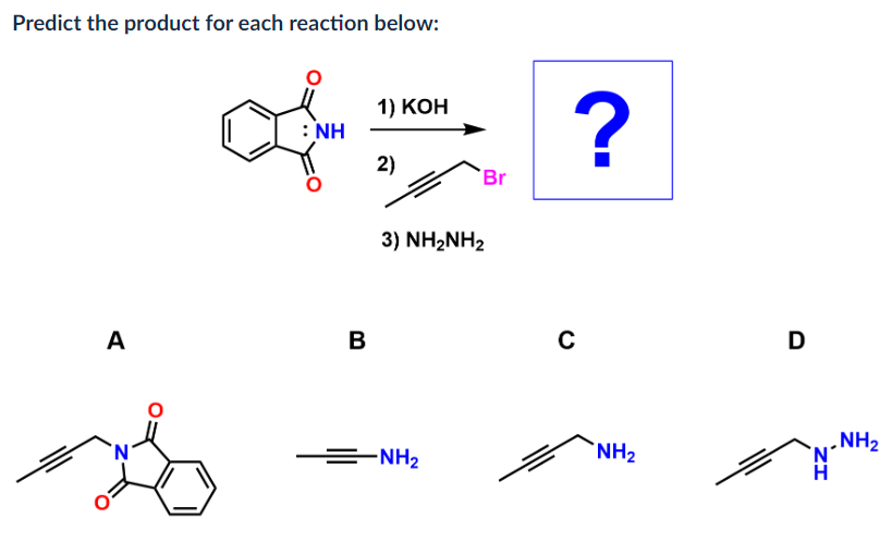 Solved Predict the product for each reaction | Chegg.com