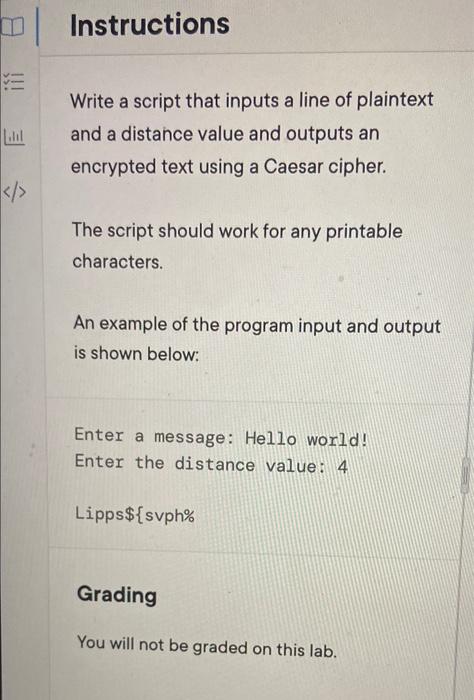 Solved Instructions Al Write a script that inputs a line of | Chegg.com