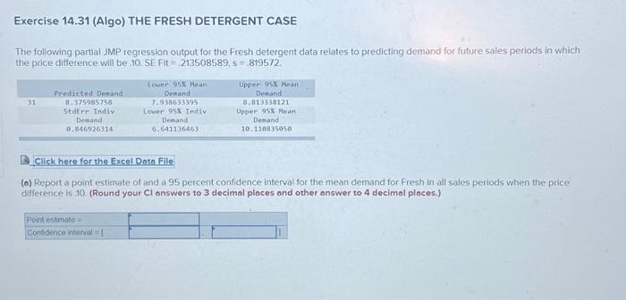 Solved The following partial JMP regression output for the | Chegg.com