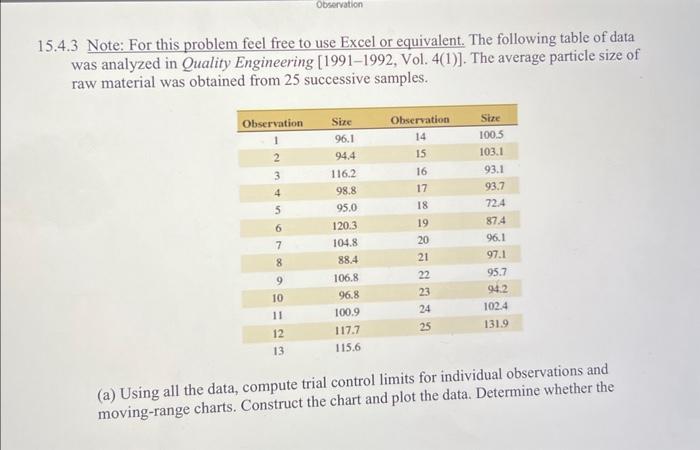 Solved 5.4.3 Note: For this problem feel free to use Excel | Chegg.com