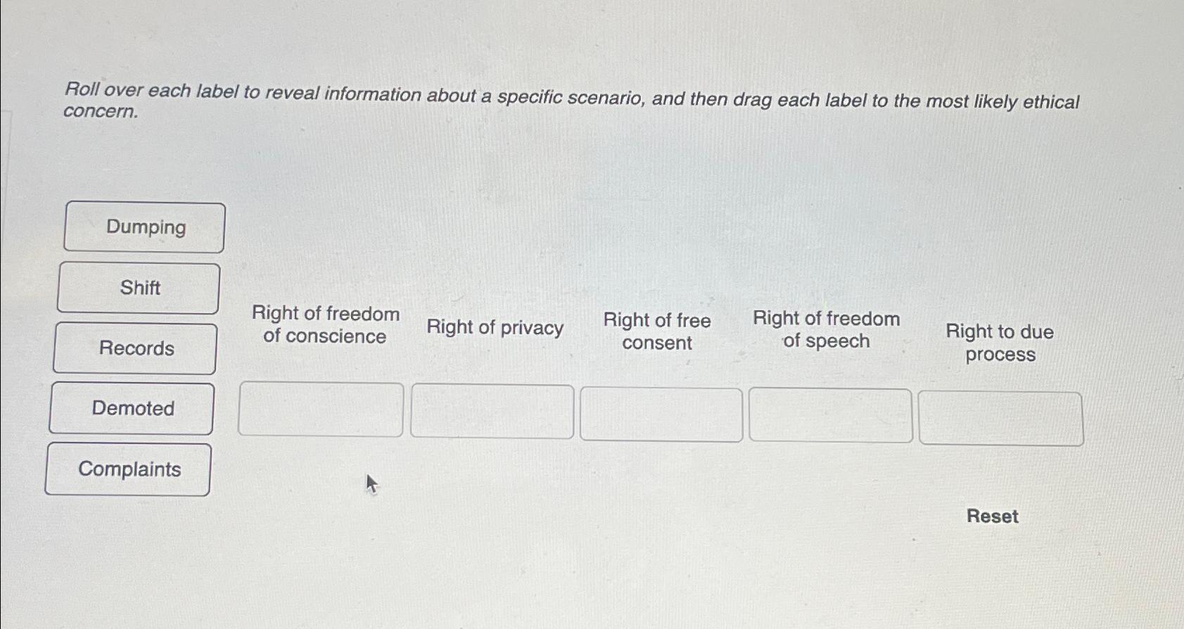 Solved Roll over each label to reveal information about a | Chegg.com