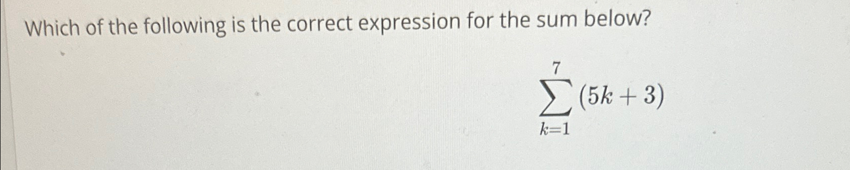 Solved Which of the following is the correct expression for | Chegg.com