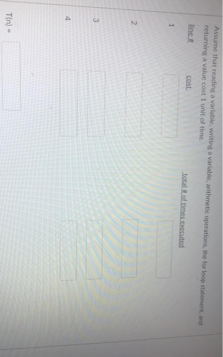 Solved Compute the exact polynomial (n) for the complexity | Chegg.com