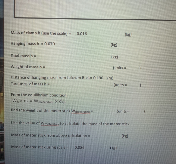 Solved z Dictate Worksheet Part A: Two hanging masses Mass | Chegg.com
