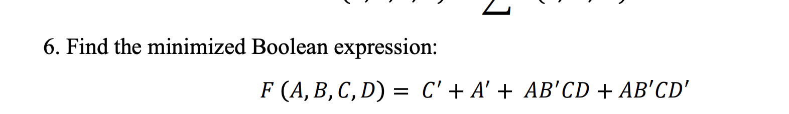 Solved Find the minimized Boolean | Chegg.com