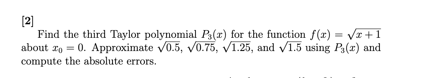 Solved [6][Modified notion of order of convergence]In this | Chegg.com