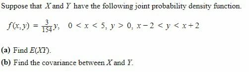 Solved Suppose that X and Y have the following joint | Chegg.com