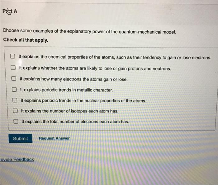 Solved Choose some examples of the explanatory power of the | Chegg.com
