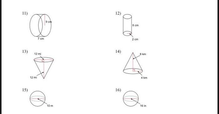 Solved Find the volume of each figure. Round your answers to | Chegg.com