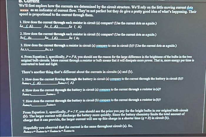 Solved We'll fint explore how the currents are determined by | Chegg.com