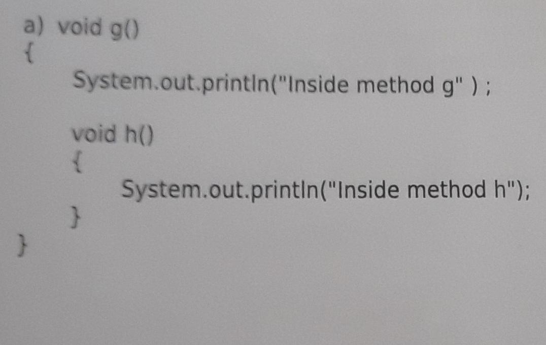 Solved 2 c) void product() { int a = 6, b = 5,0 = 4, result; | Chegg.com