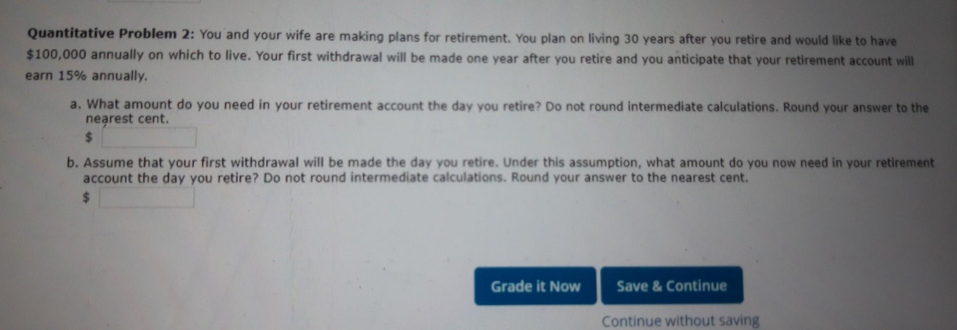 Solved Quantitative Problem: You own a security with the | Chegg.com