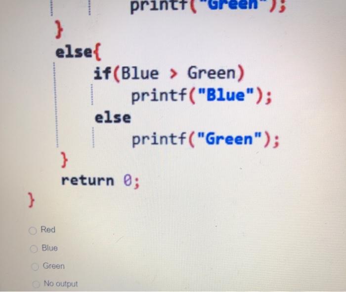 Solved Question 15 What Is The Output Of The Below C Code