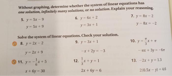 How To Solve A System Of Equations Without Graphing - Tessshebaylo