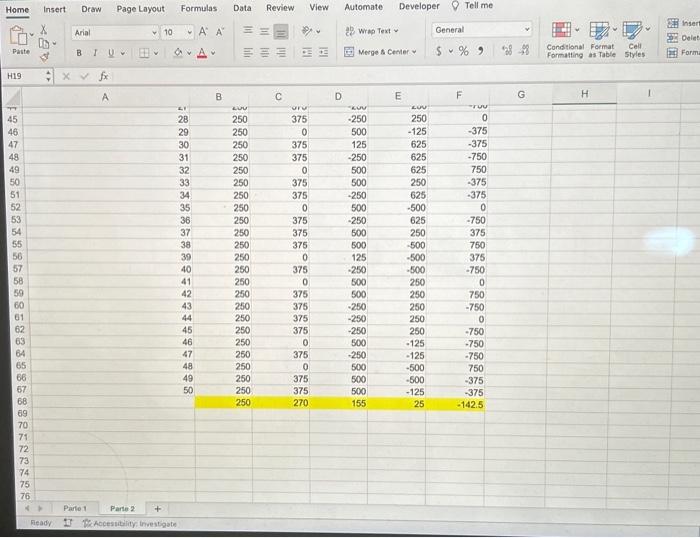 Modify the Walton xisx file, Part 2, so that the | Chegg.com