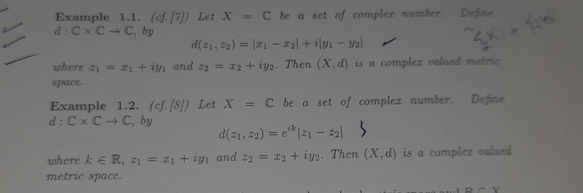 Solved solve the equation on complex valued generalized | Chegg.com