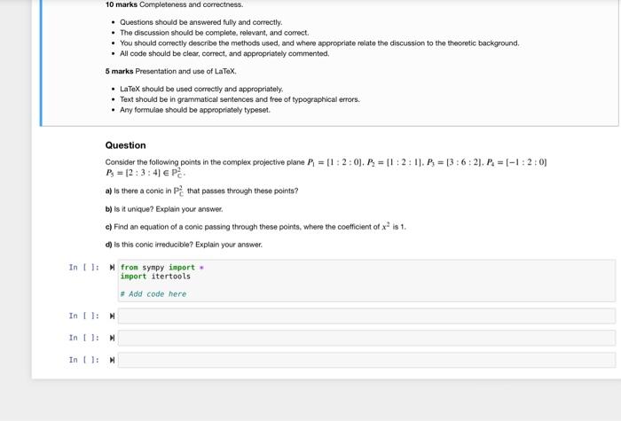 Solved 1. This completed Jupyter notebock, including all | Chegg.com