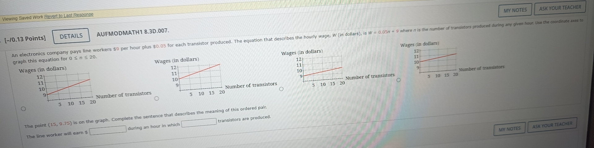 Solved Viewing Saved Work Revert to Last ResponseASK YOUR | Chegg.com