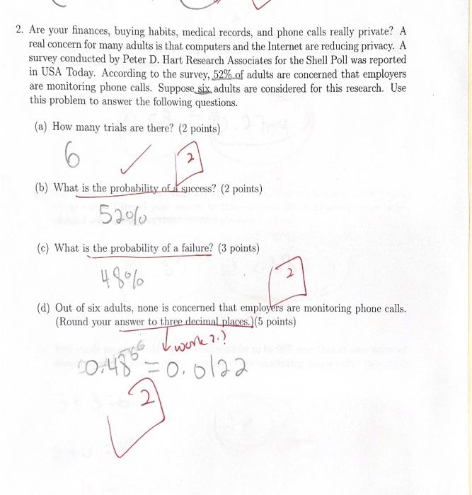 Solved 2. Are your finances, buying habits, medical records, | Chegg.com