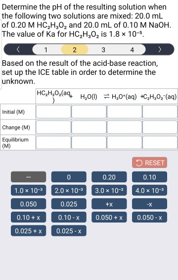Solved 1 Determine the pH of the resulting solution when the | Chegg.com