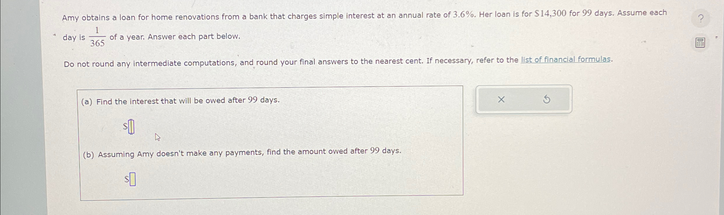 Solved Amy obtains a loan for home renovations from a bank | Chegg.com