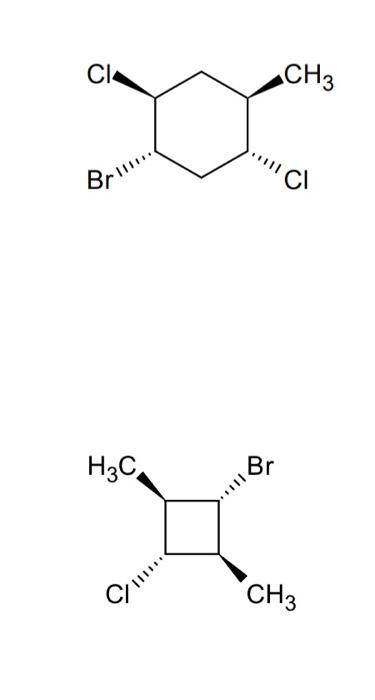 Solved Draw the most stable conformation of these compounds | Chegg.com