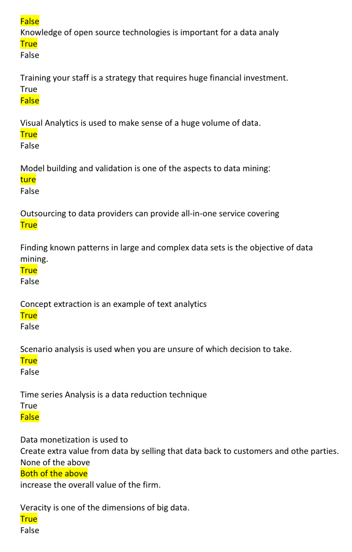 Solved FalseKnowledge of open source technologies is | Chegg.com
