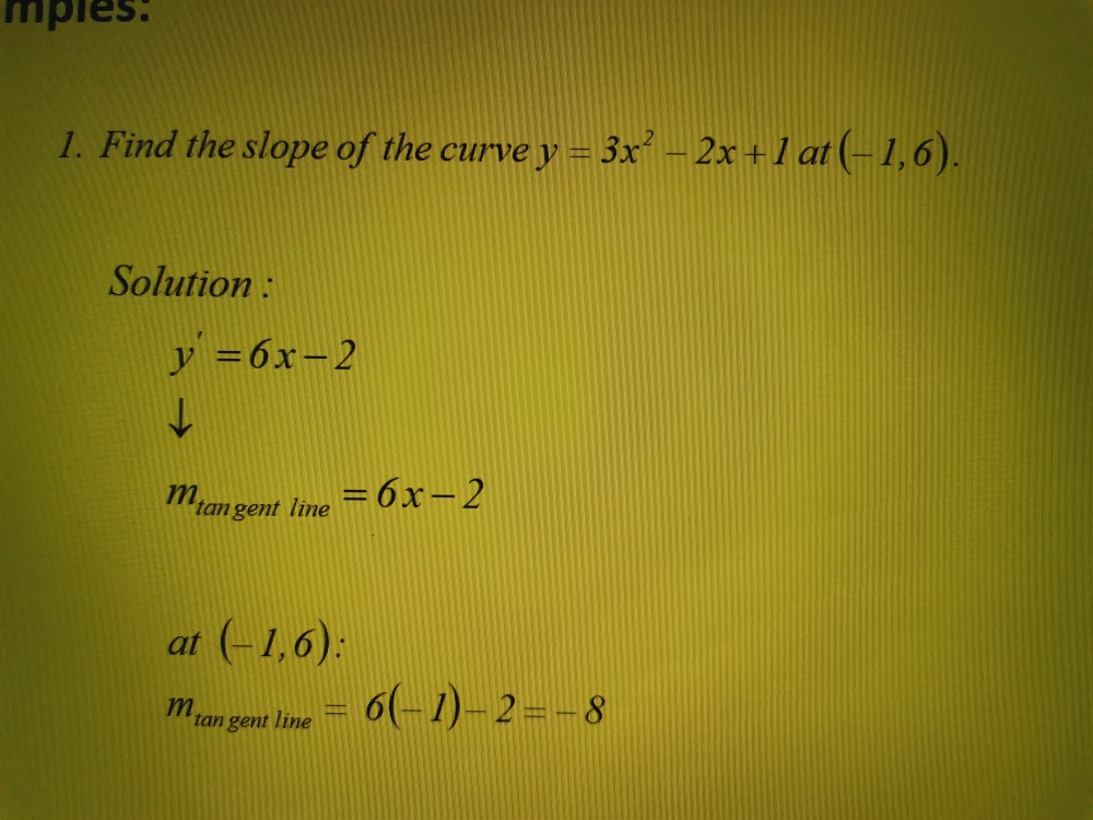 Solved Find the equation of tangent and normal line in the | Chegg.com