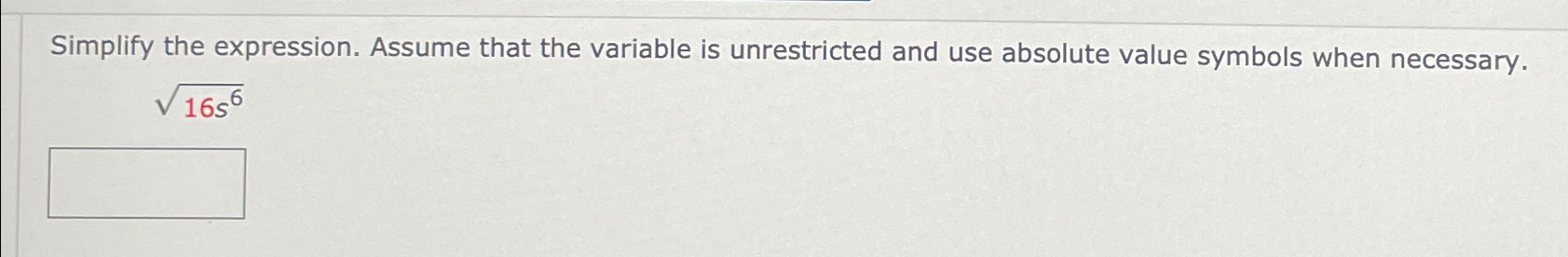 Solved Simplify the expression. Assume that the variable is | Chegg.com