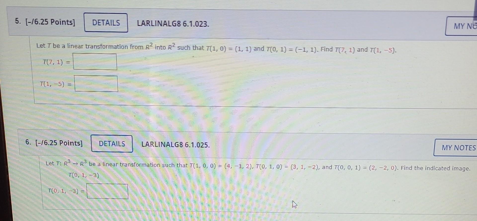 Solved Let T be a linear transformation from R2 into R2 such | Chegg.com