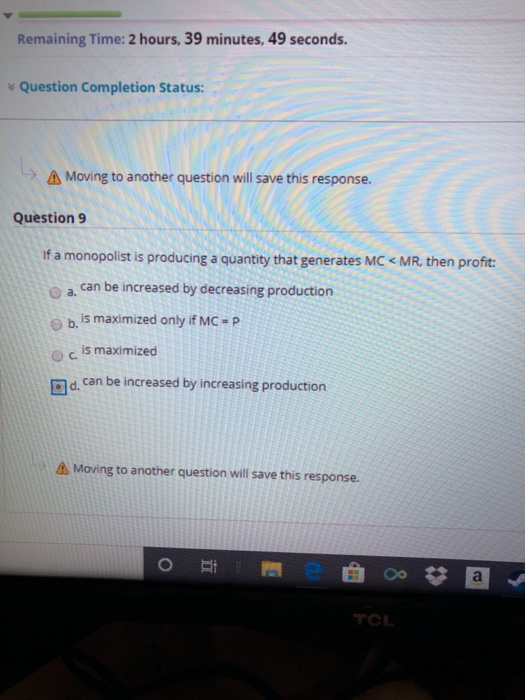 Solved Question Completion Status: A Moving to another | Chegg.com