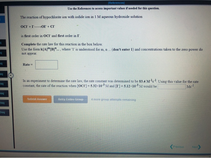 Solved is 2rea (References] Use the References to access | Chegg.com