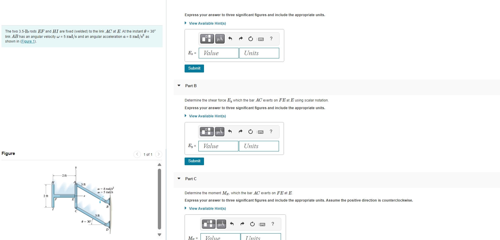 Express your answer to ﻿three significant figures and | Chegg.com