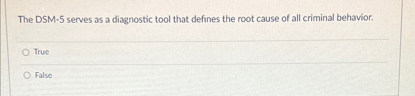 Solved The DSM- 5 ﻿serves as a diagnostic tool that defines | Chegg.com