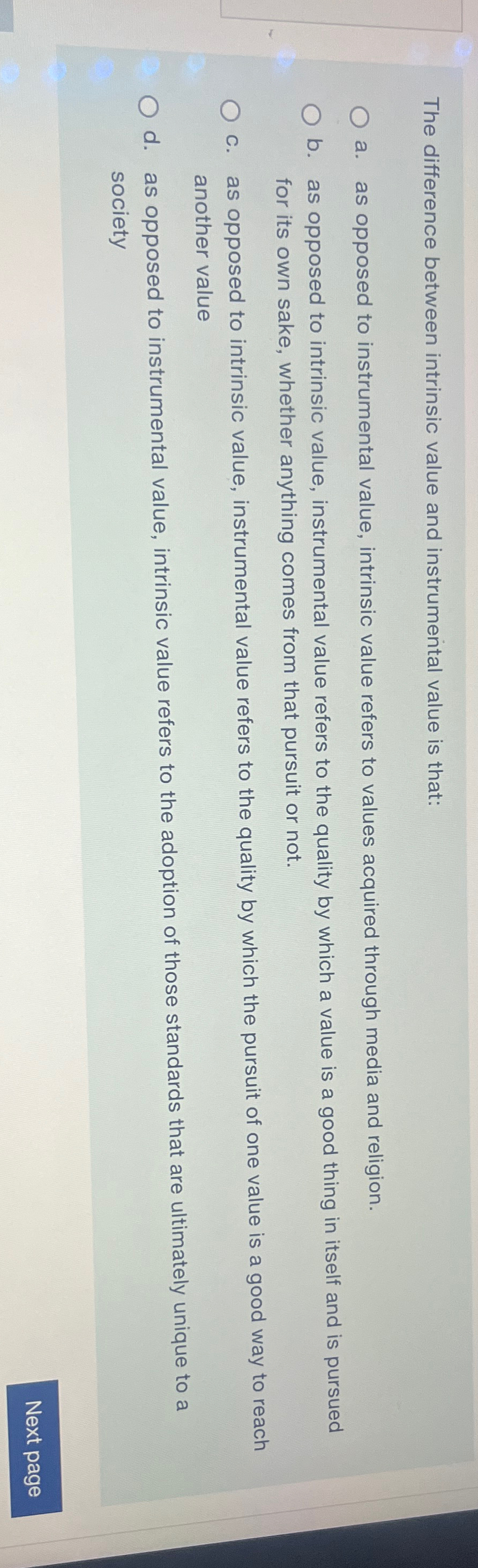 Solved The difference between intrinsic value and | Chegg.com