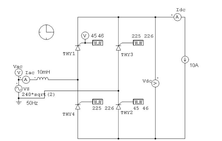 Solved Fig. Q3 shows a PSIM simulation of a single-phase | Chegg.com