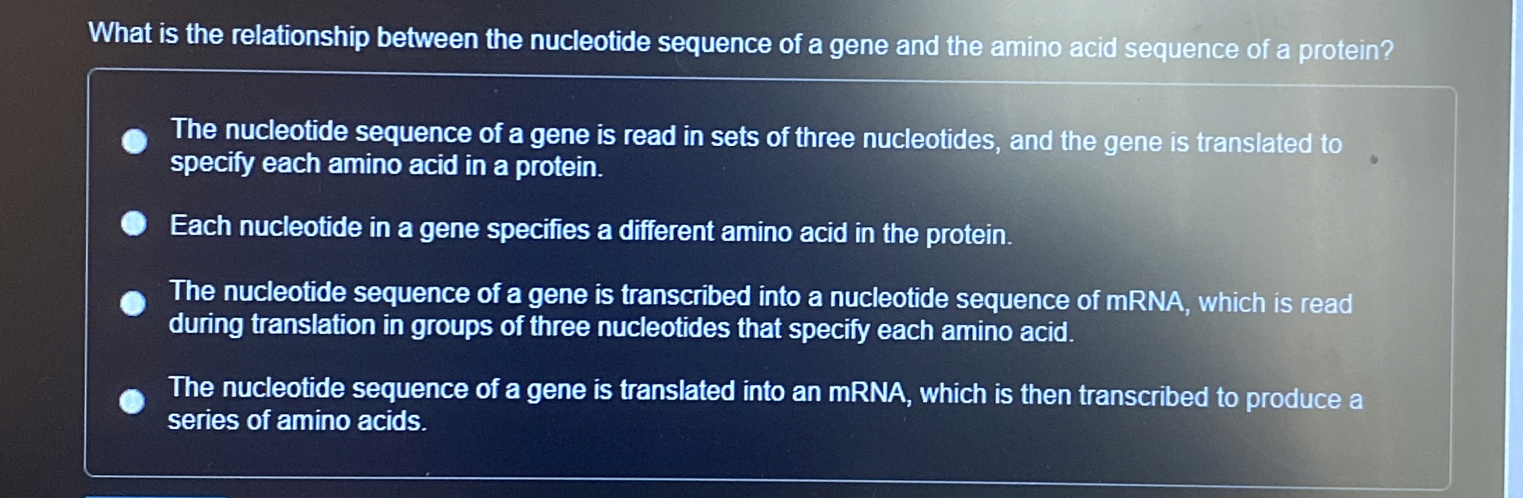 Solved What is the relationship between the nucleotide | Chegg.com