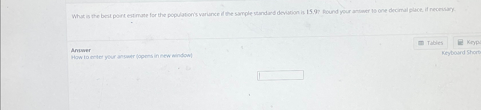 Solved What Is The Best Point Estimate For The Populations