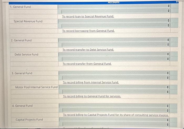 Solved Interfund transactions Prepare journal entries to | Chegg.com