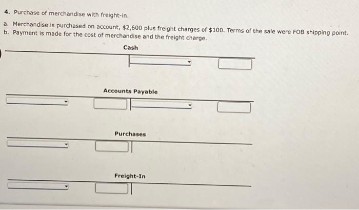Solved Purchase Transactions and T Accounts Using T accounts | Chegg.com