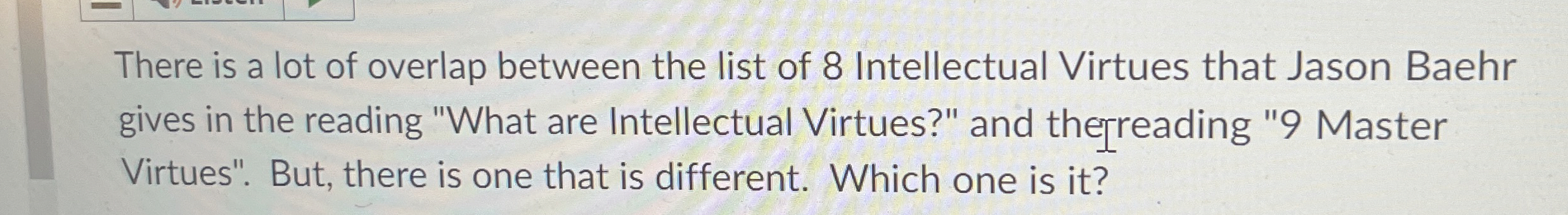 Solved There is a lot of overlap between the list of 8 | Chegg.com