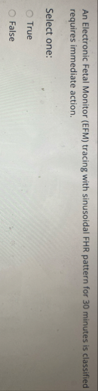 Solved An Electronic Fetal Monitor (EFM) ﻿tracing with | Chegg.com